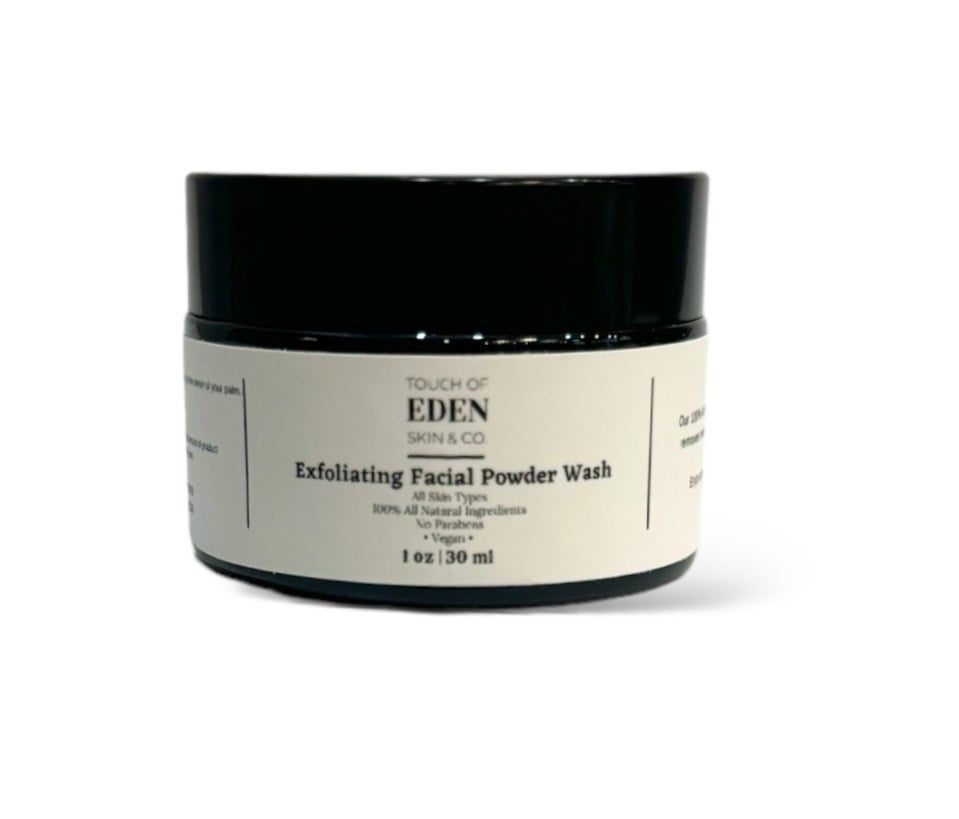 Exfoliating Facial Powder Wash | TOUCH OF EDEN SKIN & CO.